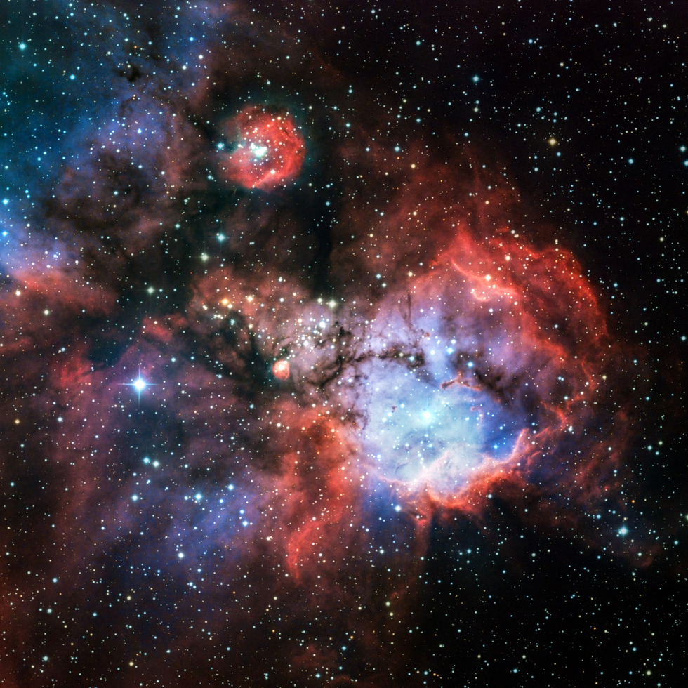 NGC 2467 The Skull and Crossbones Nebula | Telescope Live NGC 2467 The Skull and Crossbones Nebula | Telescope Live